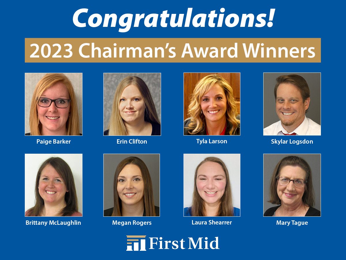 Employees Receive First Mid’s 2023 Chairman’s Award for Excellence – Effingham County Chamber